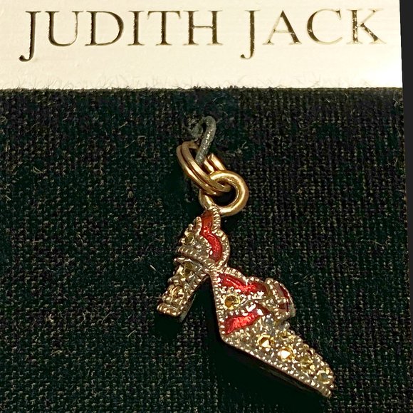 Judith Jack | Jewelry | Signed Judith Jack Red High Heel Charm | Poshmark